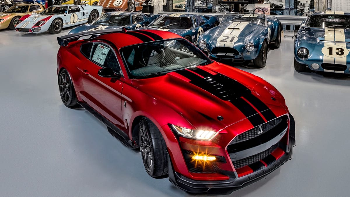 Win this Rapid Red 760 hp Shelby Mustang GT500