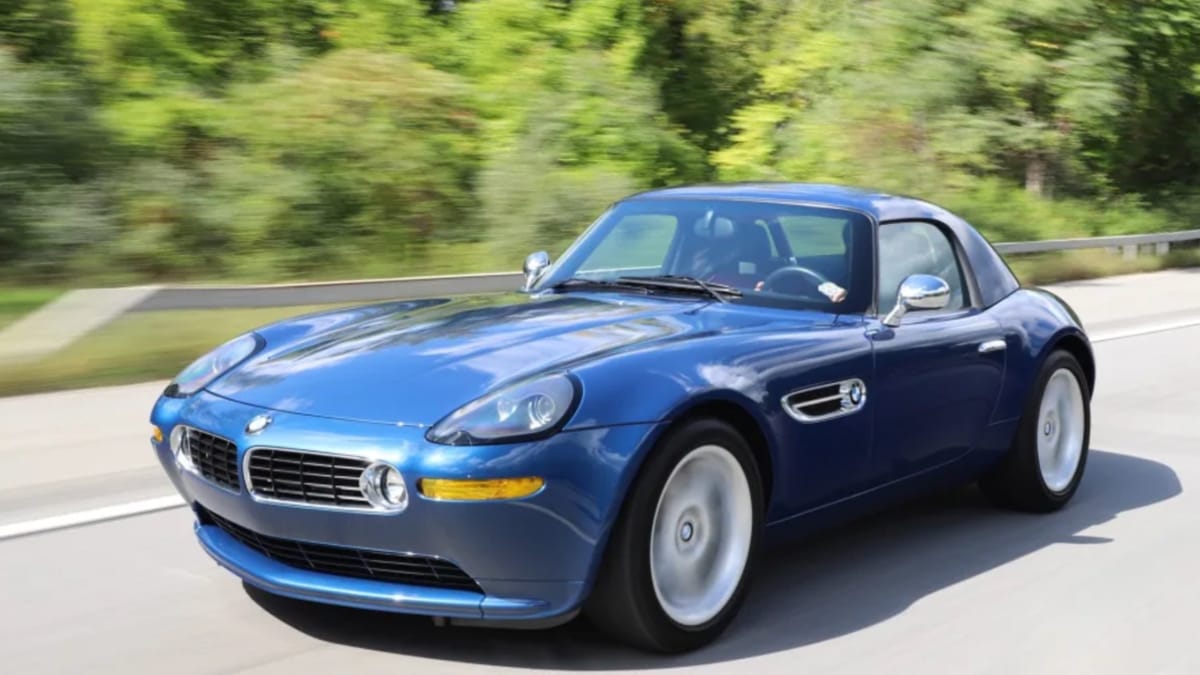 5K Mile BMW Z8 In Stunning Blue Over Red Selling