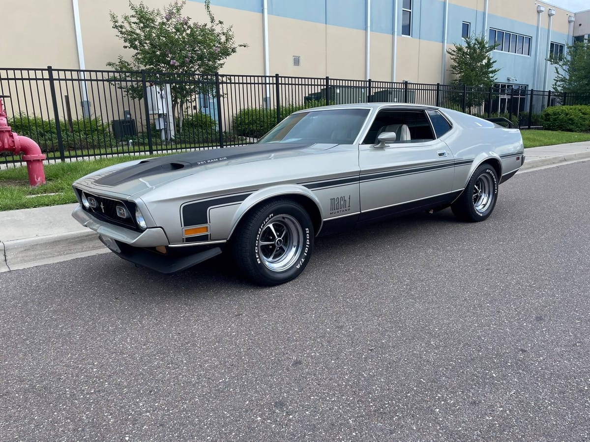 Documented 4-Speed 1971 Mach 1 Is Selling At Carlisle