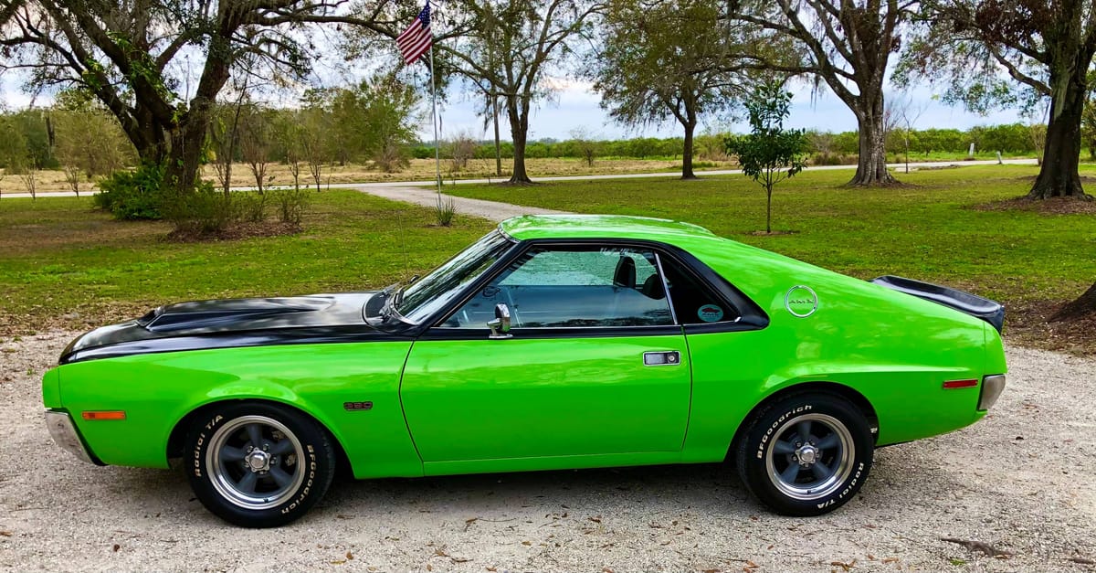 Big Bad Green AMX Has Major Street Cred
