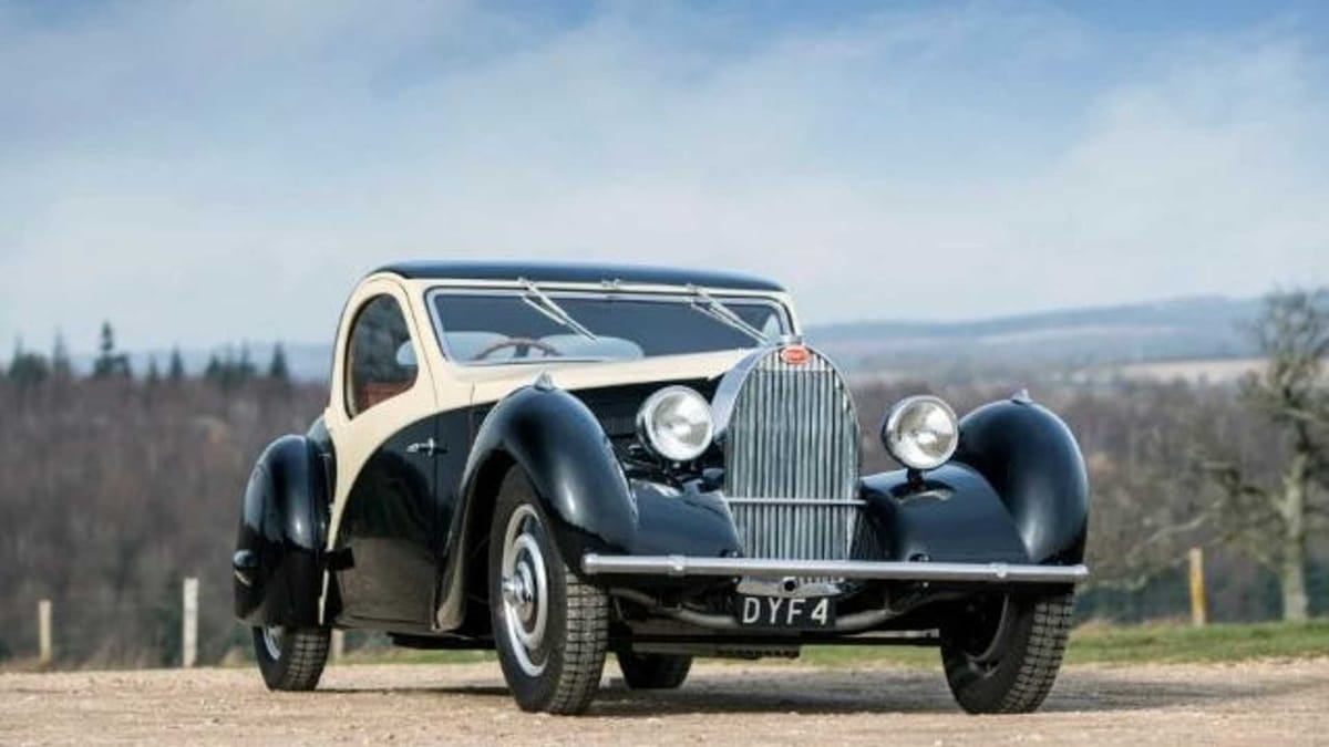 Rare 1935 Bugatti That Inspired Cruella De Vil's Car In 101 Dalmatians ...