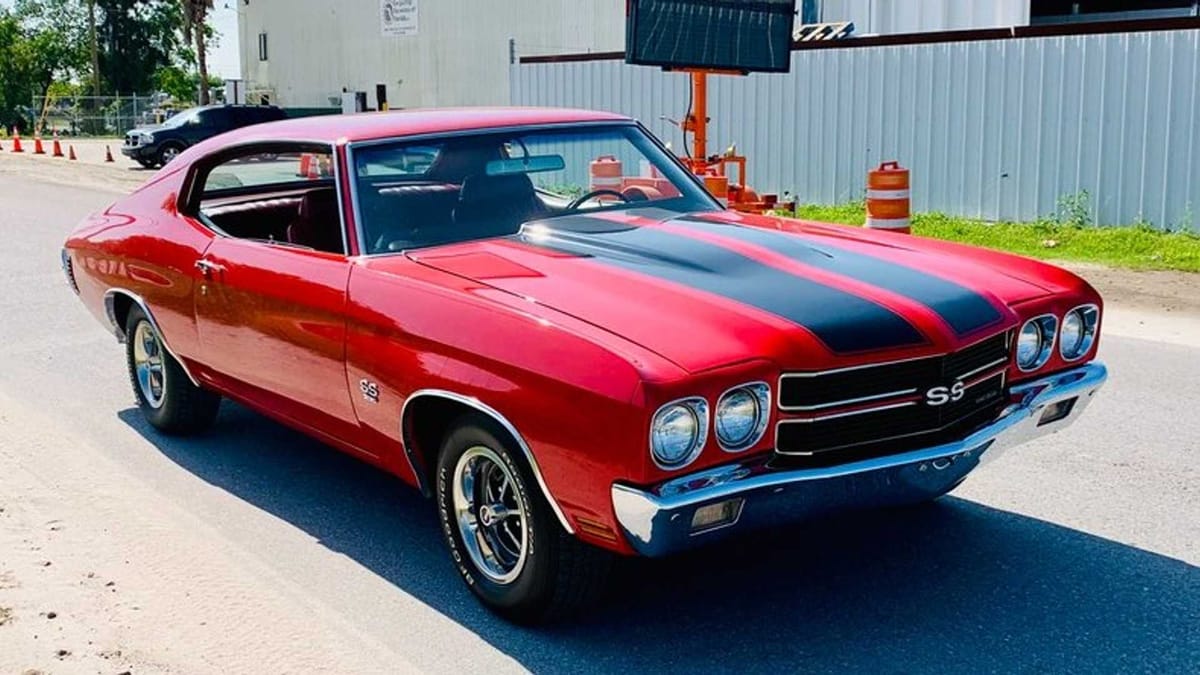 1970 Chevrolet Chevelle SS In Cranberry Red Is Droolworthy
