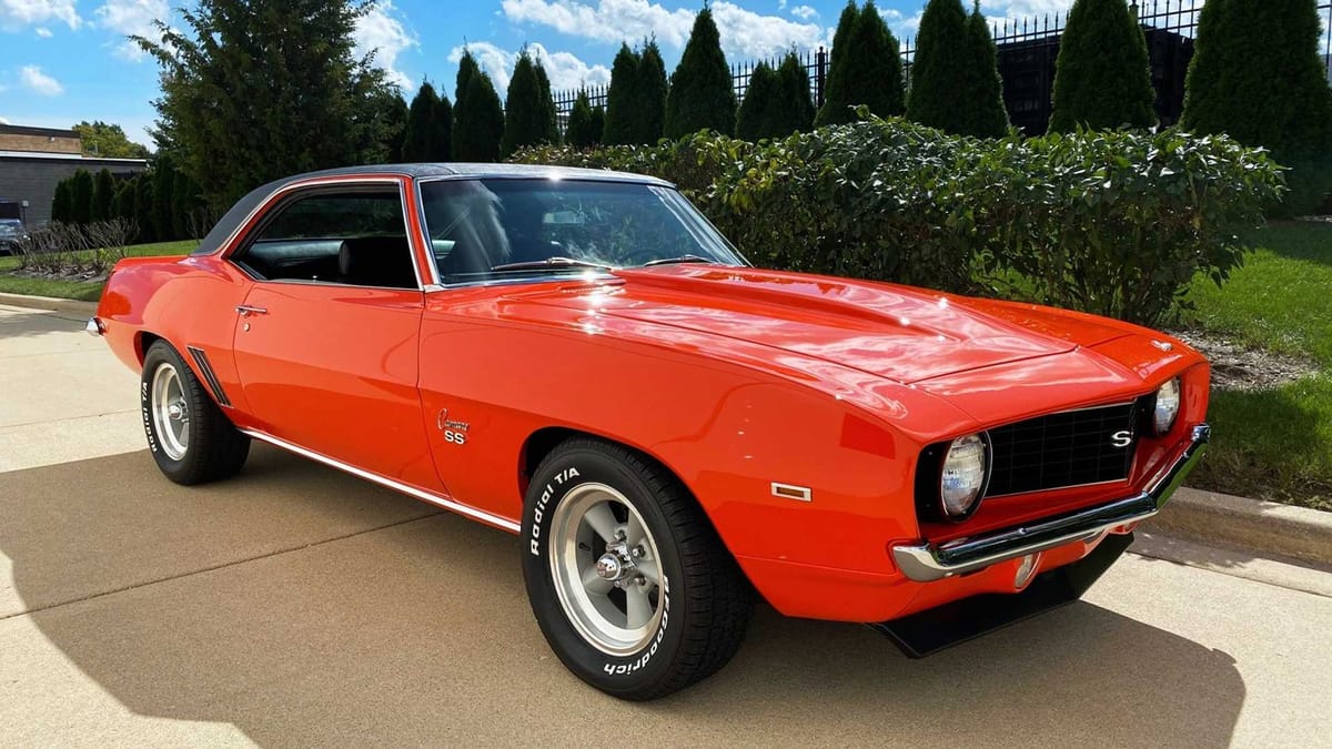 Snag This Restored Hugger Orange 1969 Chevy Camaro SS