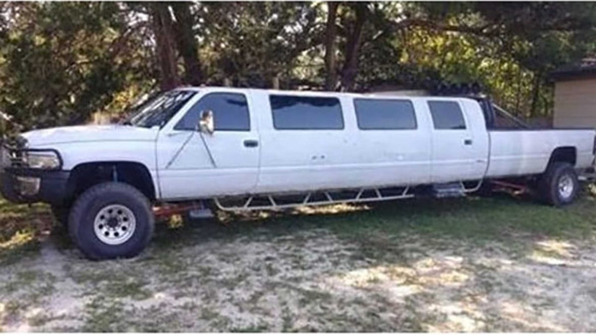 This 37-Foot Stretched Dodge Ram Can Be Your Redneck Chariot