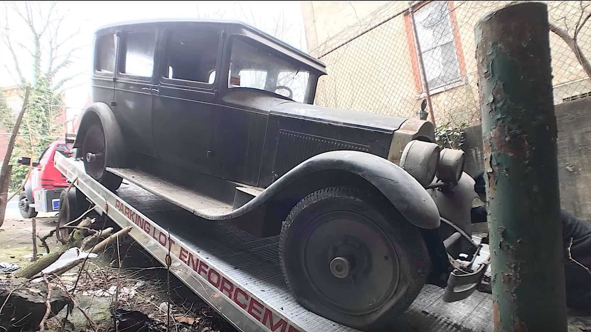 1927 Packard Discovered In Abandoned Factory After Over 40 Years