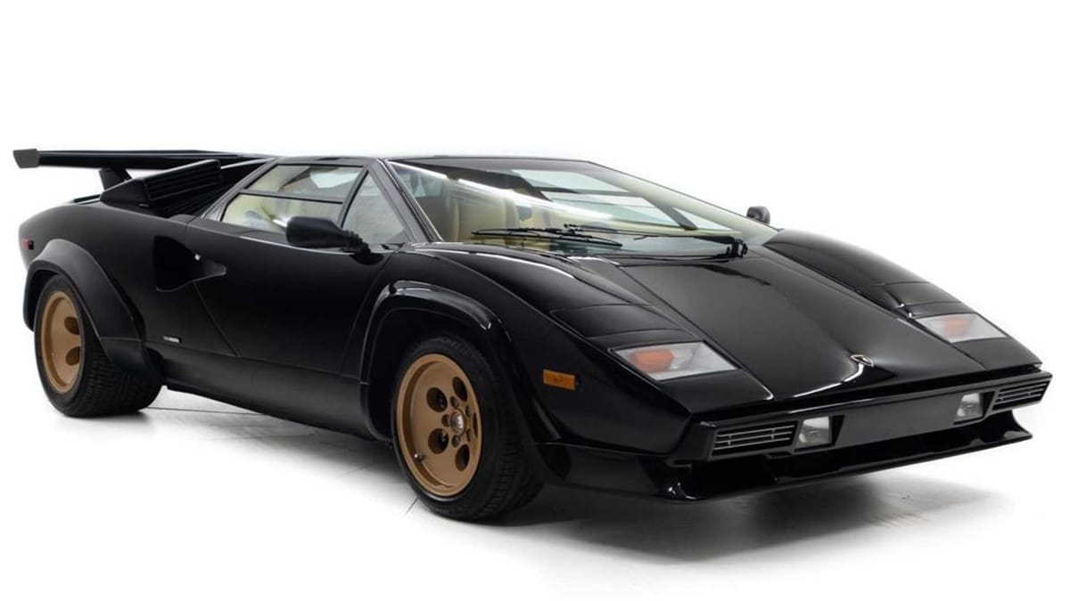 At $349K, Could This Black-And-Tan Euro-Spec Countach Be Perfect?