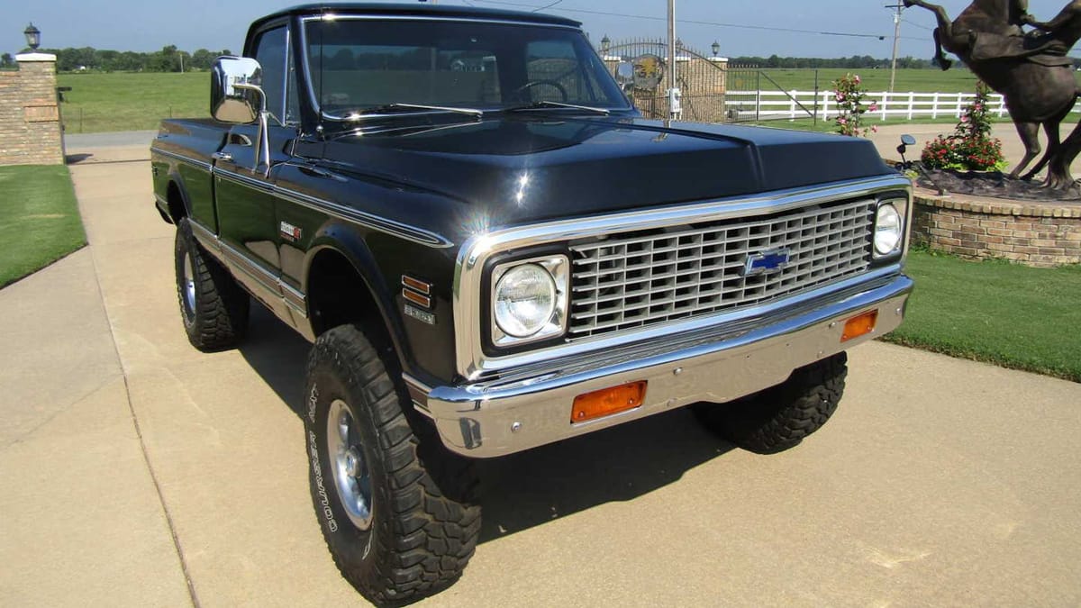 Restored 1972 Chevrolet K10 Up For Grabs