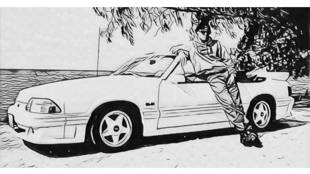 Vanilla Ice Shows Off Restored Ford Mustang GT 5.0