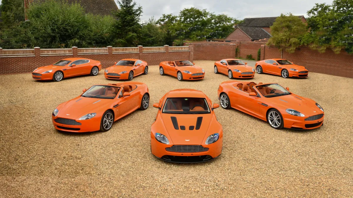 A Rare Ensemble of Aston Martins