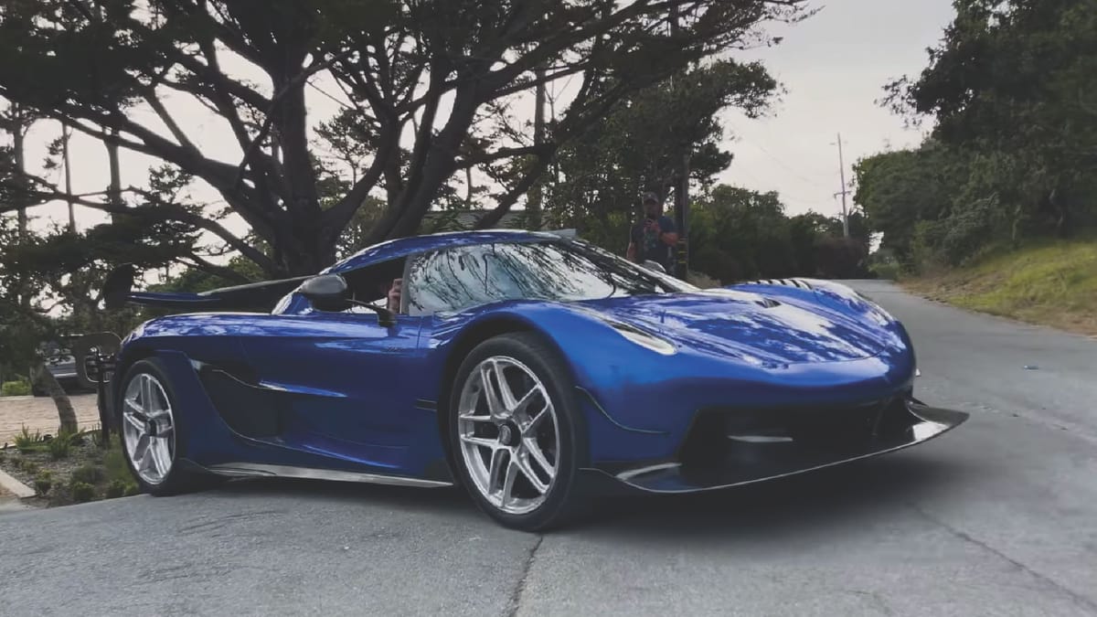 Steve Hamilton Experiences Koenigsegg Jesko