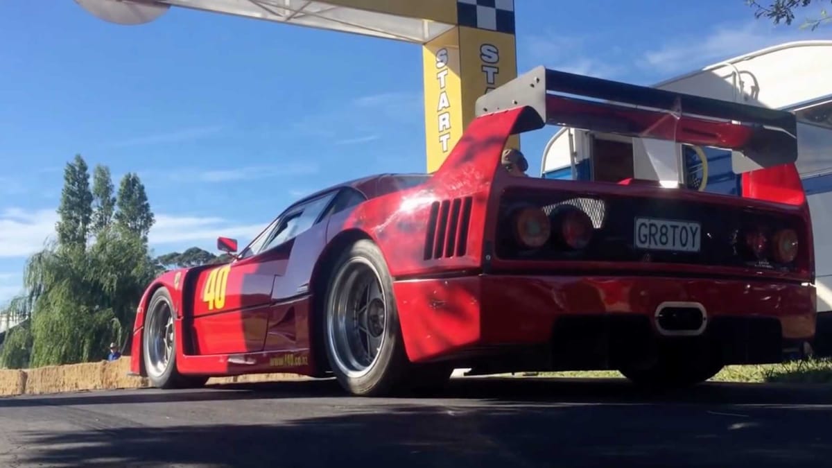 Ferrari F40 LM Replica Packs A Biturbo Lexus V8