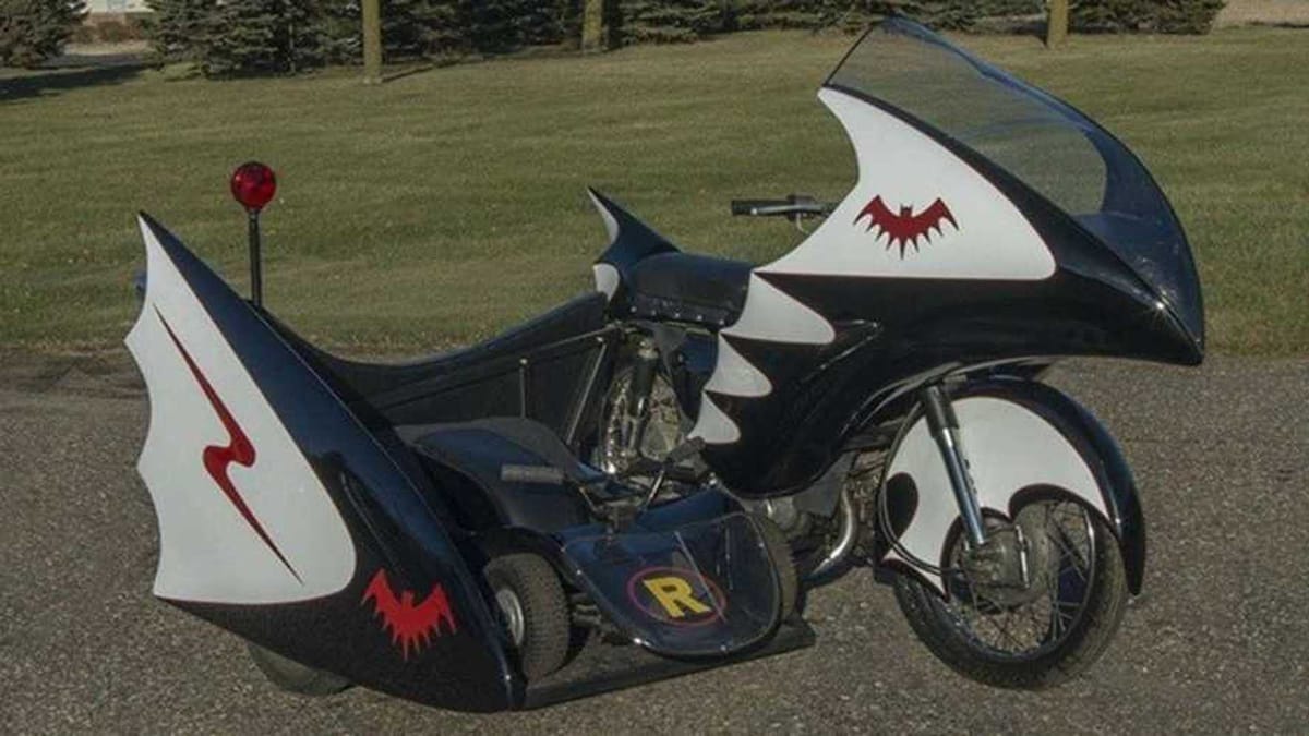 Relive Your TV Dreams With A 1967 Replica Batcycle