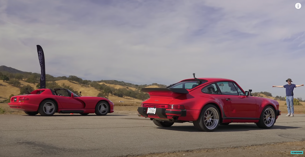 Dodge Viper Vs Porsche 911 Turbo in Epic Drag Race