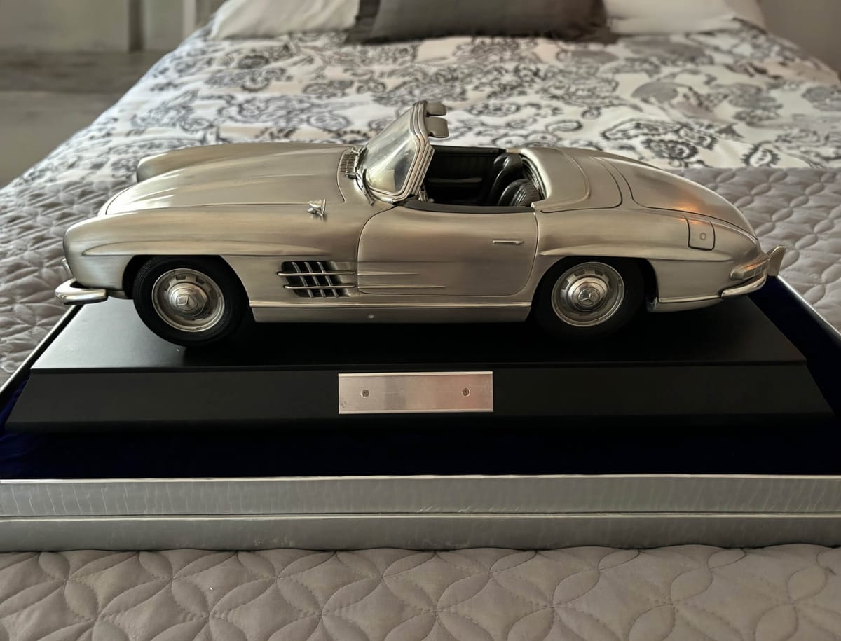 Bid on Limited Edition 1:12 Scale Model Mercedes Benz 300SL