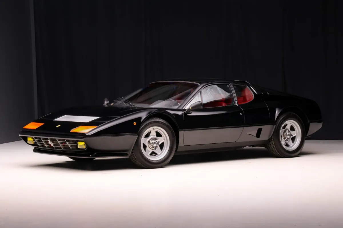 This Gorgeous Black over Red Ferrari 512 BBi is Selling Tuesday on ...