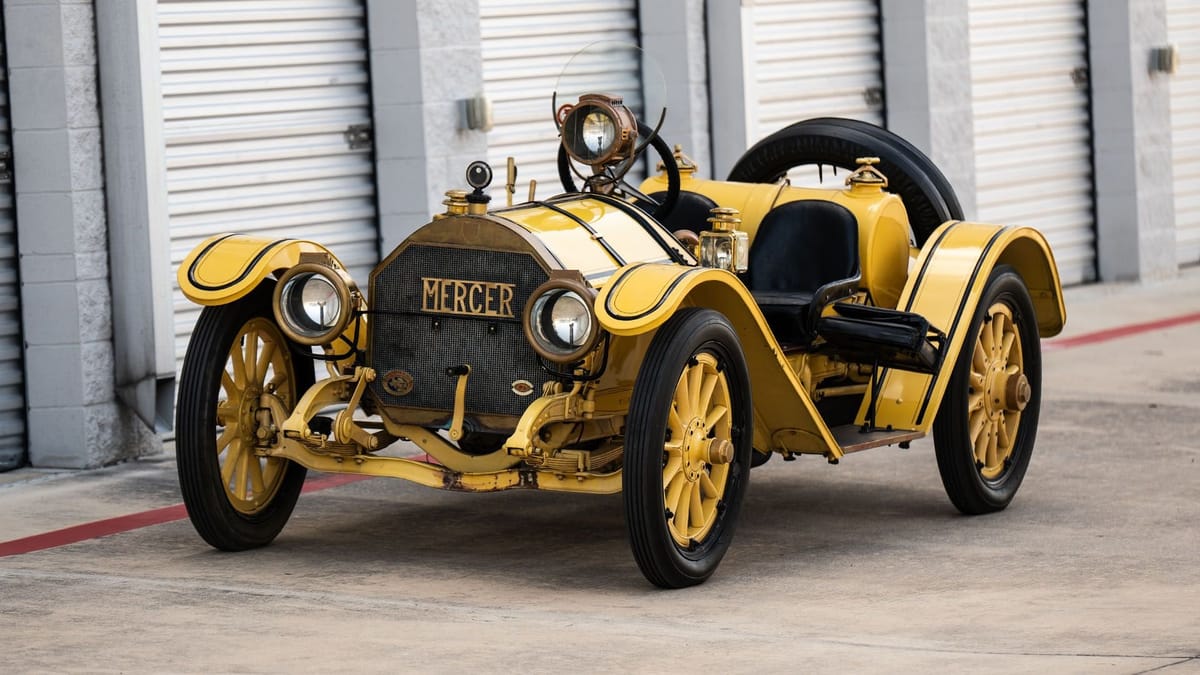 Rare 1913 Mercer 35-J Raceabout Offered by Broad Arrow Auctions