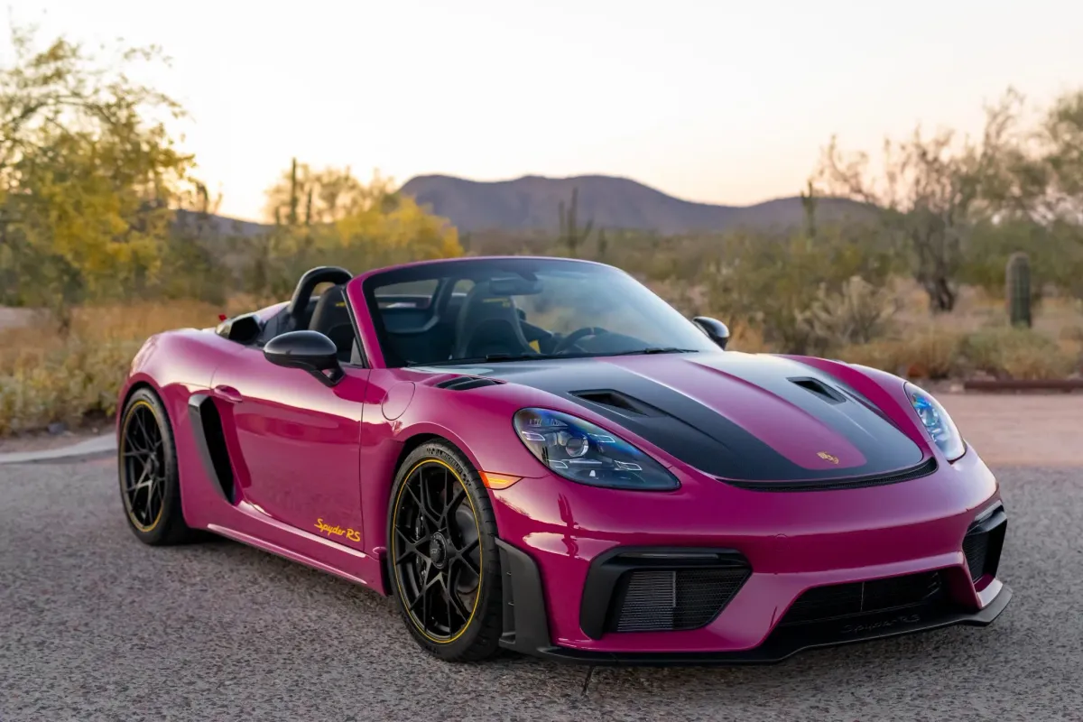 Exceptional Opportunity: 2024 Porsche 718 Spyder RS Weissach Edition On ...