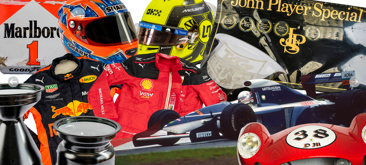 Iconic F1 and Motorsport Memorabilia Available Online at Auction until ...