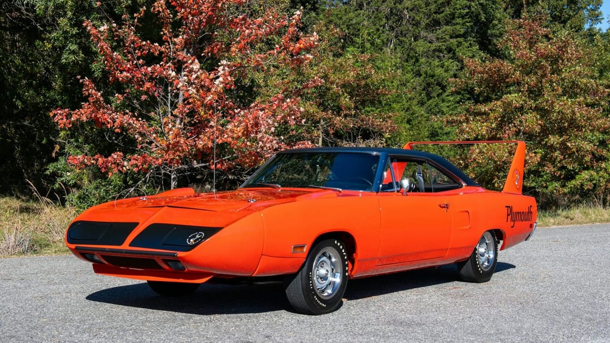 Own a Piece of NASCAR and Mopar History: 1970 Plymouth Superbird 440 ...
