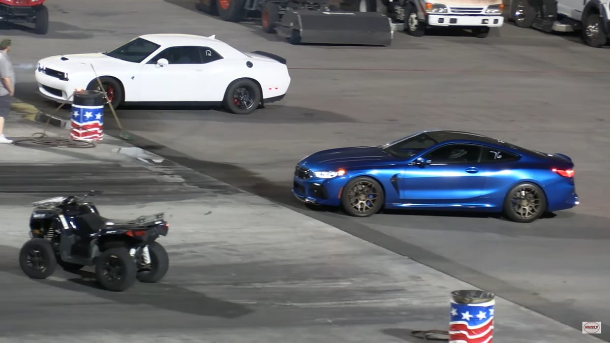 BMW M8 vs. Dodge Hellcat Siblings: