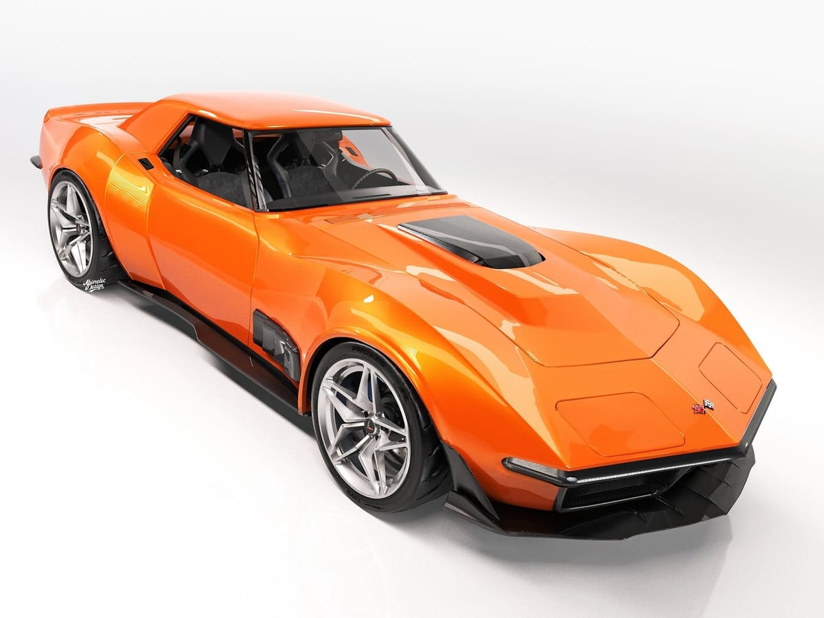 Virtual C3 Corvette Restomod Blends Classic Style