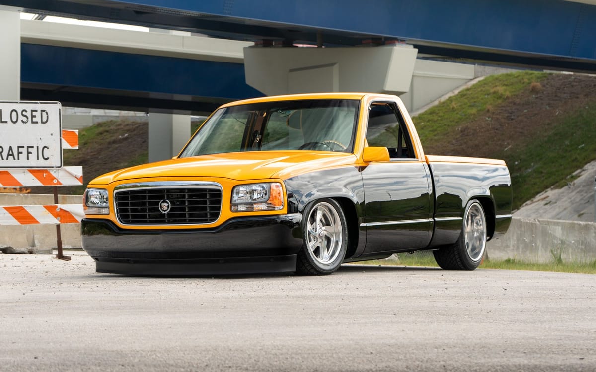 Custom “Cadi-Klysm” 1990 Chevy C1500 Pickup