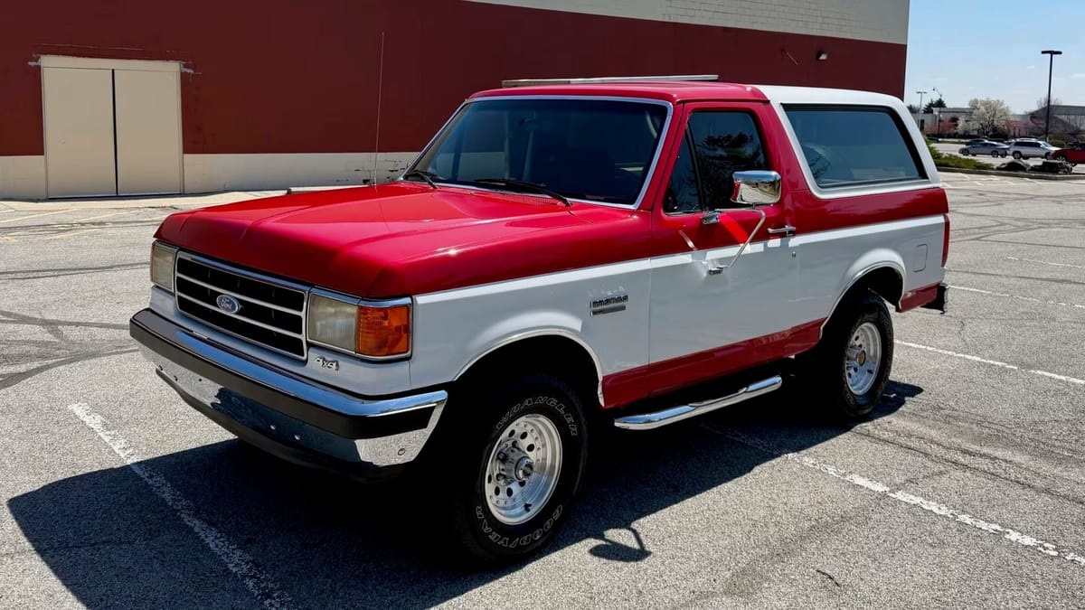 Classic 1991 Ford Bronco XLT Offers Rugged Style with V8 Power and ...