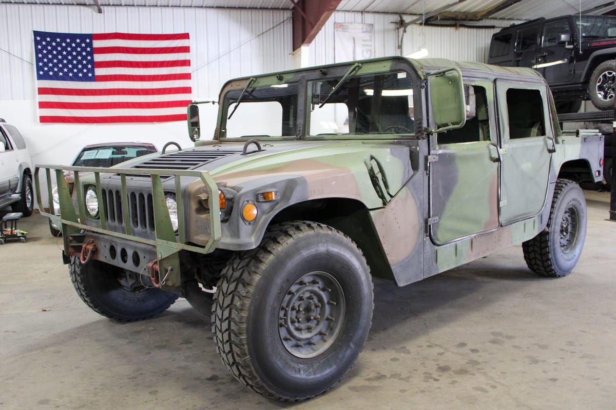 1993 AM General Humvee Offered with Clean Michigan Title, Gulf War Era ...