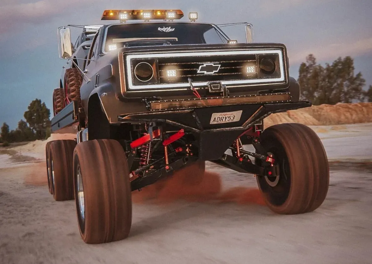 Lifted 6×6 Chevy C70 Rendered as Ultimate Off-Road Hauler for Rugged ...