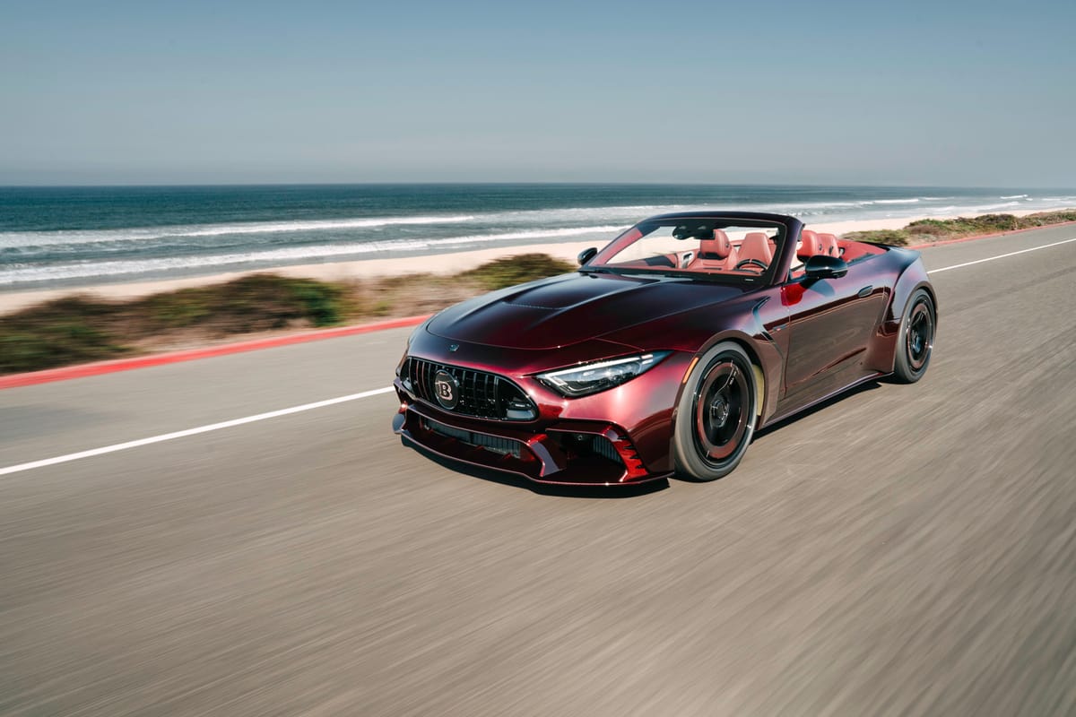 BRABUS Unveils 1,000-HP Rocket GTC 'Deep Red' Convertible at Pebble Beach