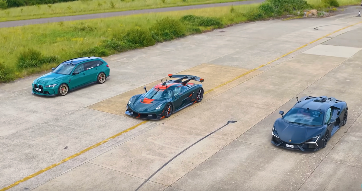 Koenigsegg Jesko Battles Lamborghini Revuelto and 1,000hp BMW M3