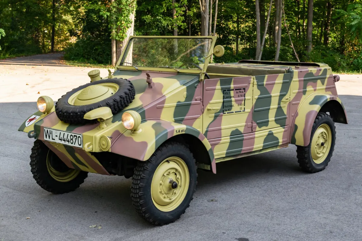 Restored 1943 Volkswagen Kübelwagen, Nazi Germany’s Answer to the Jeep