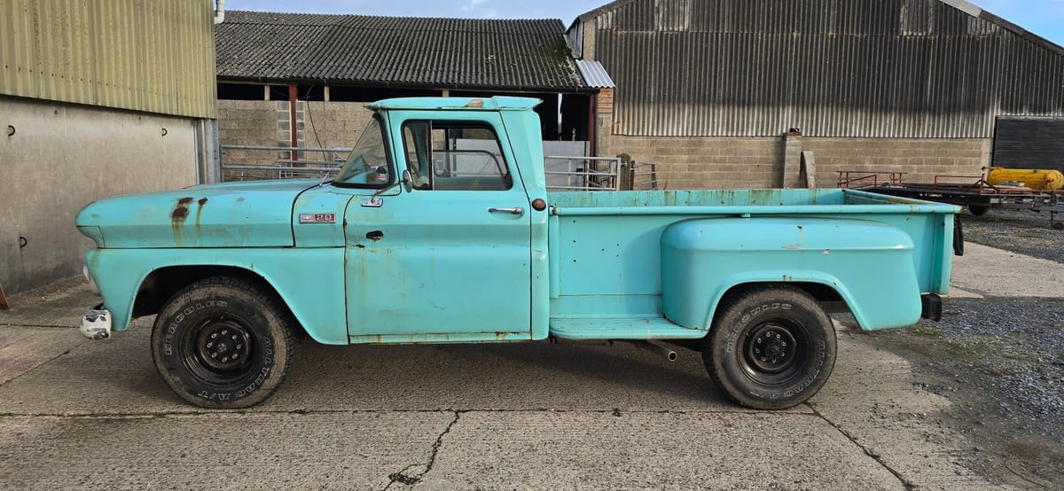 Project-Ready 1960 Chevrolet C20 Stepside Listed With Fresh V8 and ...