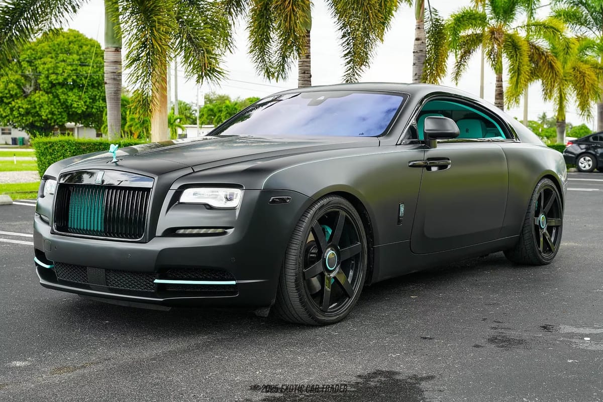 Custom-Wrapped 2017 Rolls-Royce Wraith Listed for Sale With Striking ...