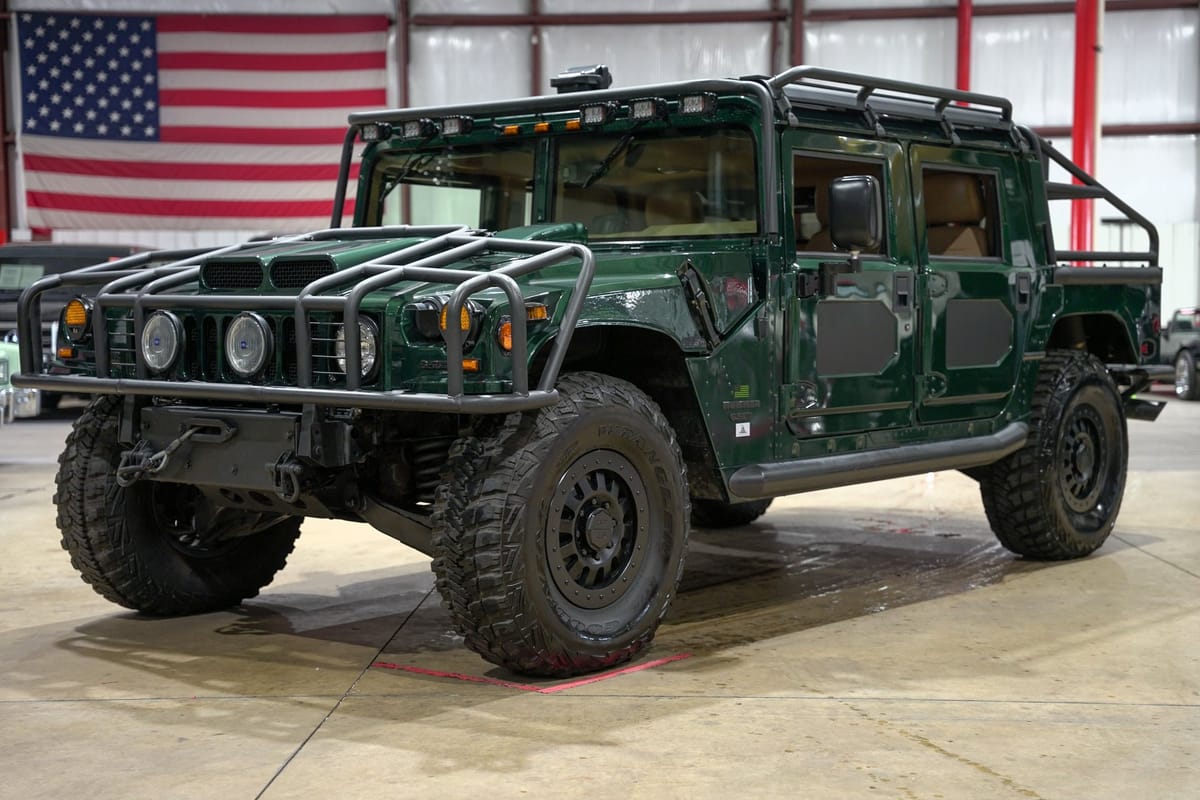Rare 1998 Hummer H1 Offers Military-Bred Capability in Pristine ...