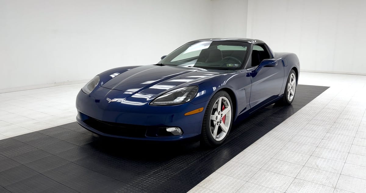 LeMans Blue 2007 Chevrolet Corvette 3LT Coupe Offered With Under 60,000 ...