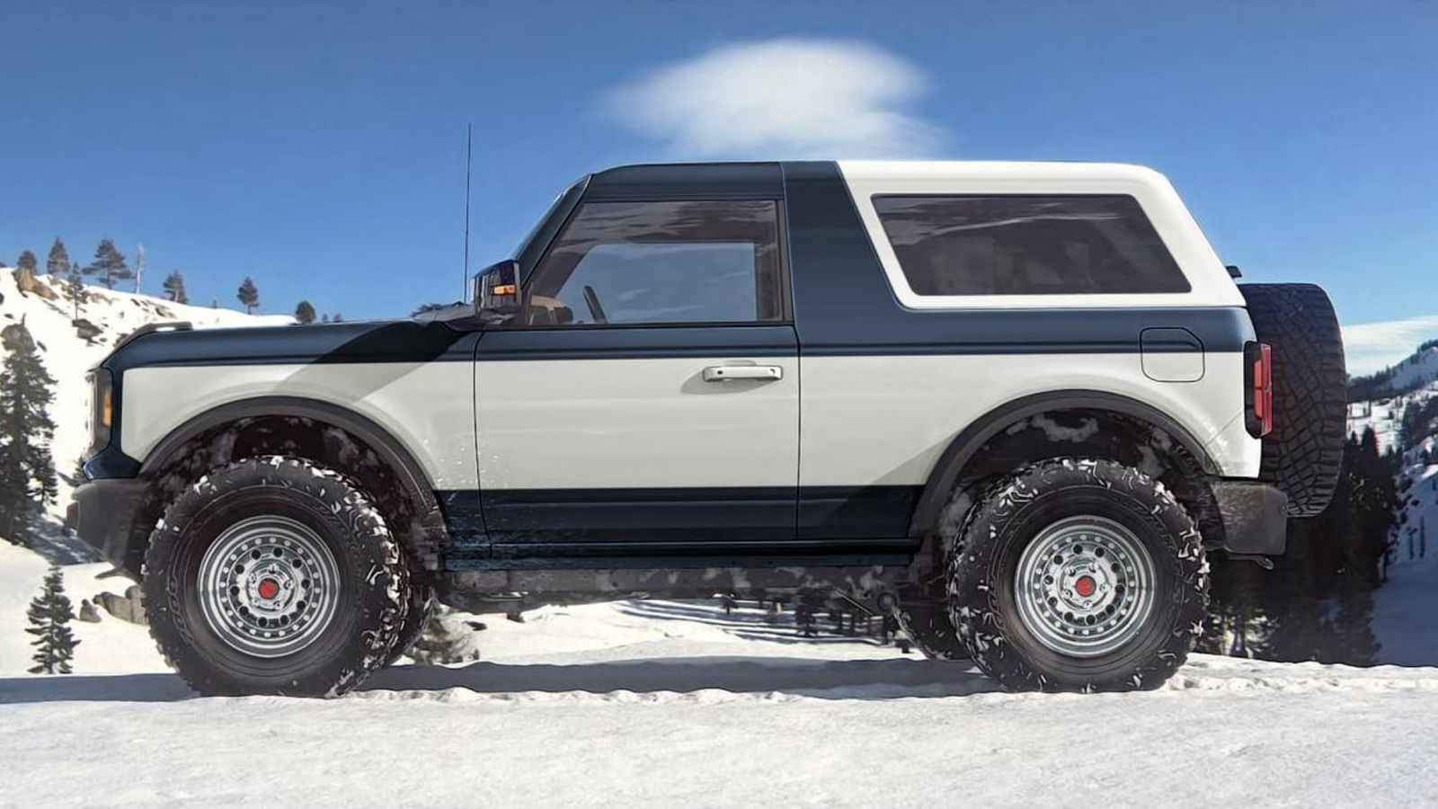 Artist Gives The New Ford Bronco More Retro Flair