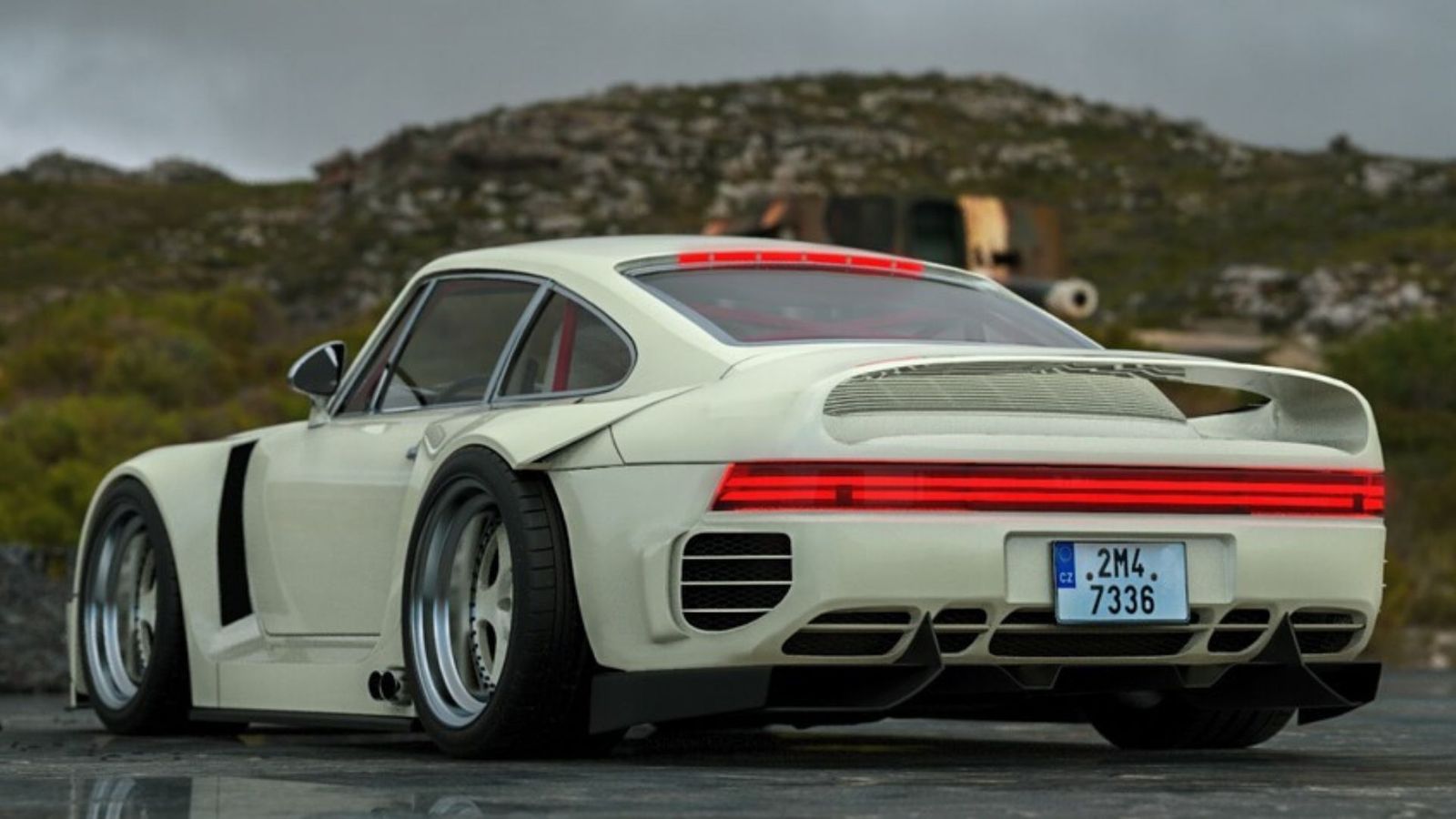 Artist Imagines A Widebody Porsche 959