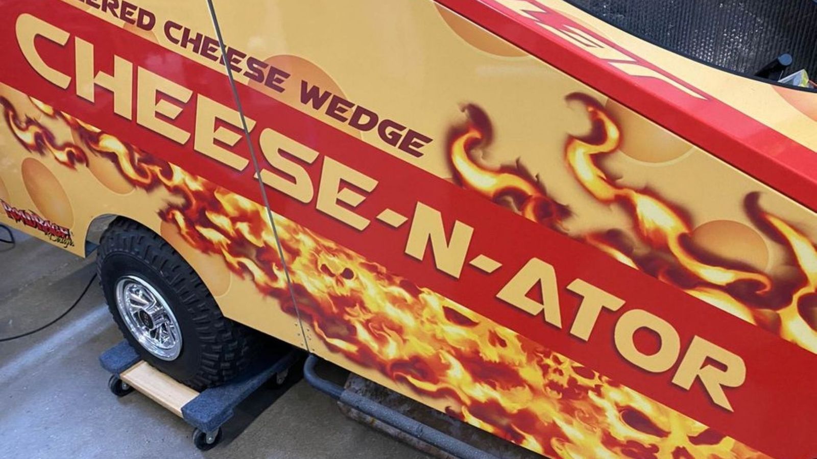 Facebook Find: A Jet-Powered Cheese Wedge To Make You A Hero