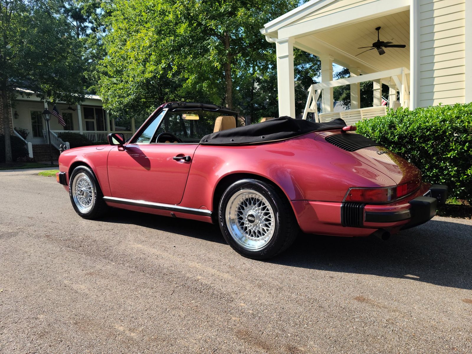 Pretty in Pink: 1989 Porsche 911 Carrera Cabriolet