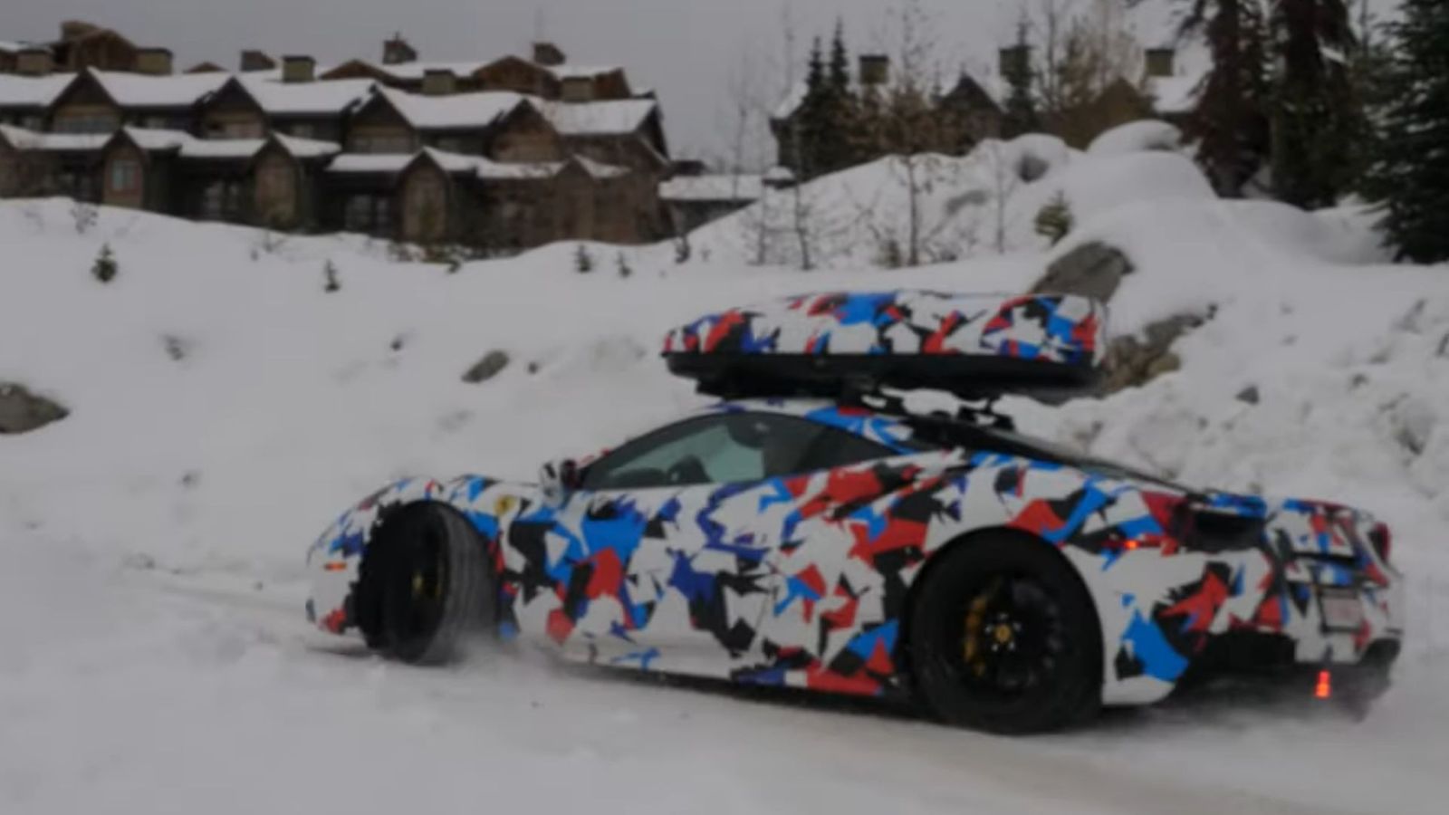 Watch A Guy Flog His Ferrari 488 GTB In Snow