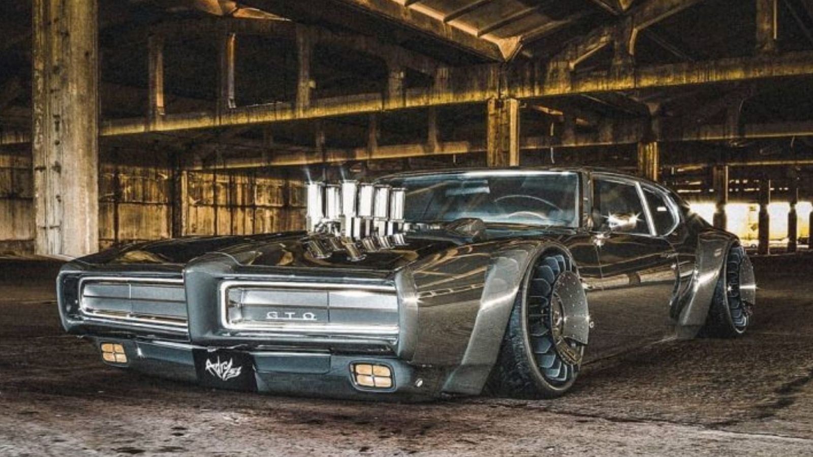 Artist Turns Pontiac GTO Judge Into A Lowrider