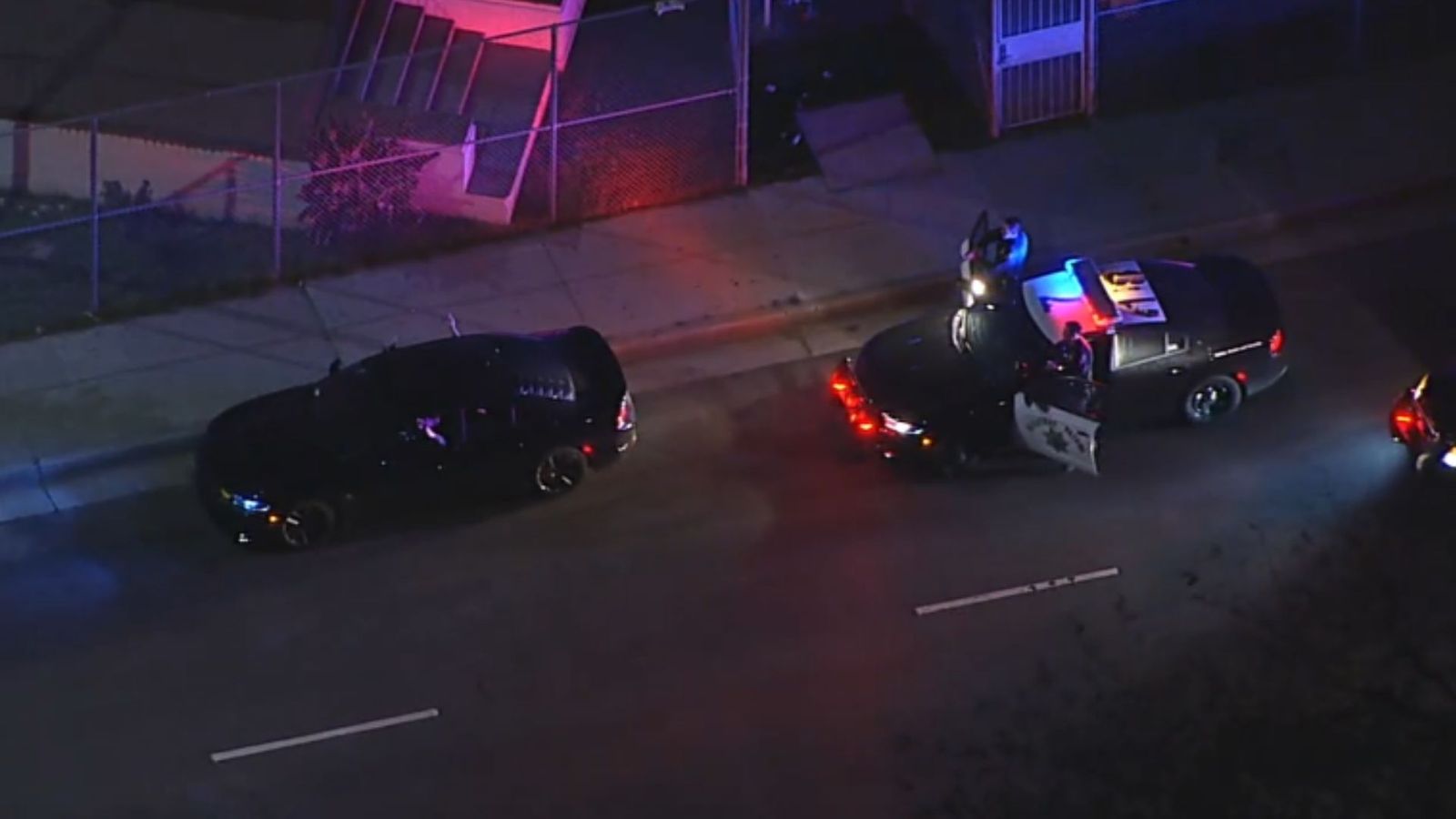 California Police Chase Down Dodge Charger