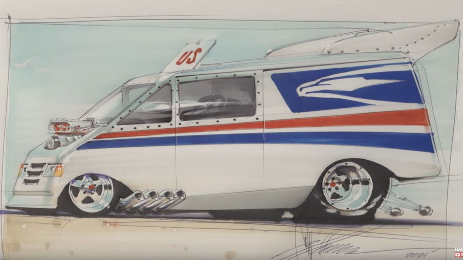 Chip Foose Hot Rods A Mail Truck