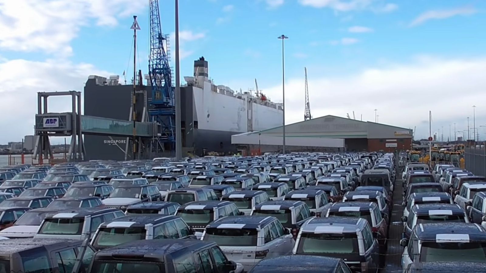 Ship Carrying Luxury Cars Ran Aground