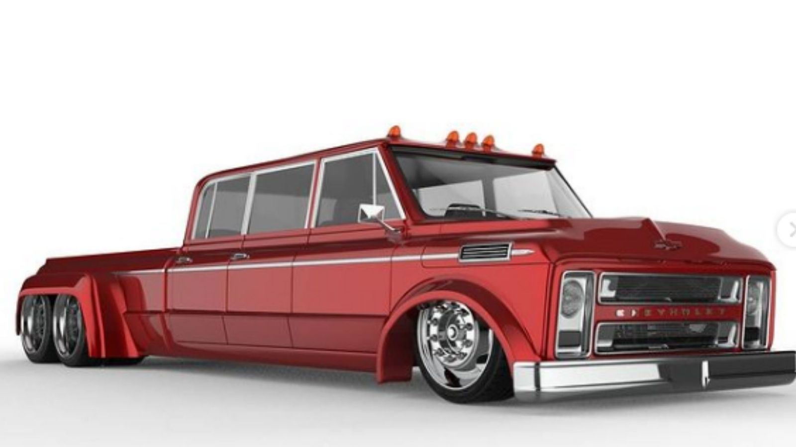 Custom Chevrolet C60 Is Long And Low