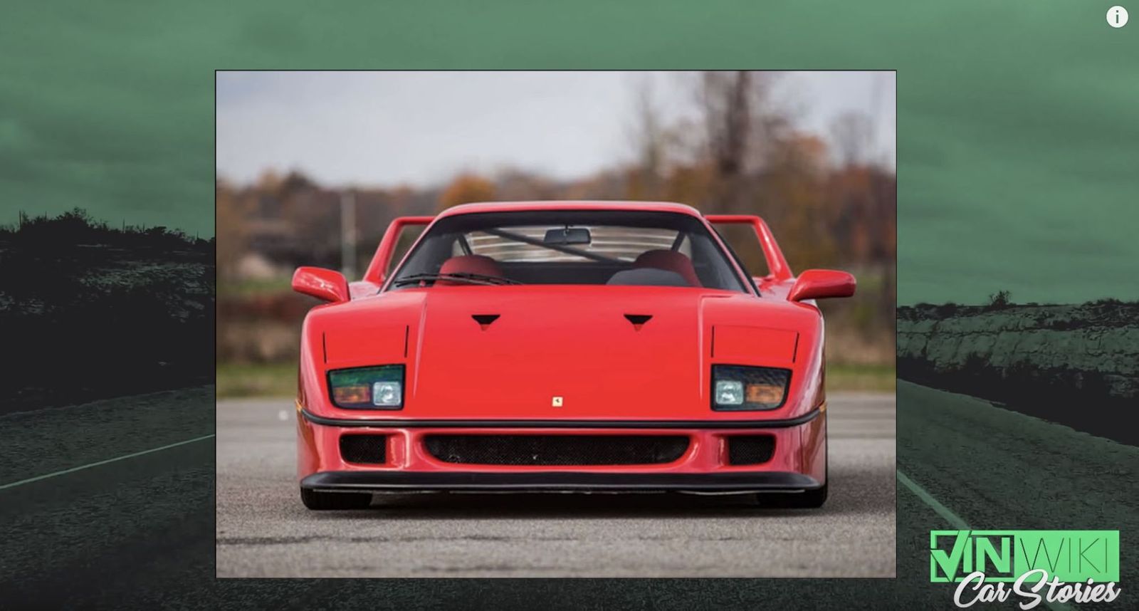 Ferrari F40 Story Is Legendary