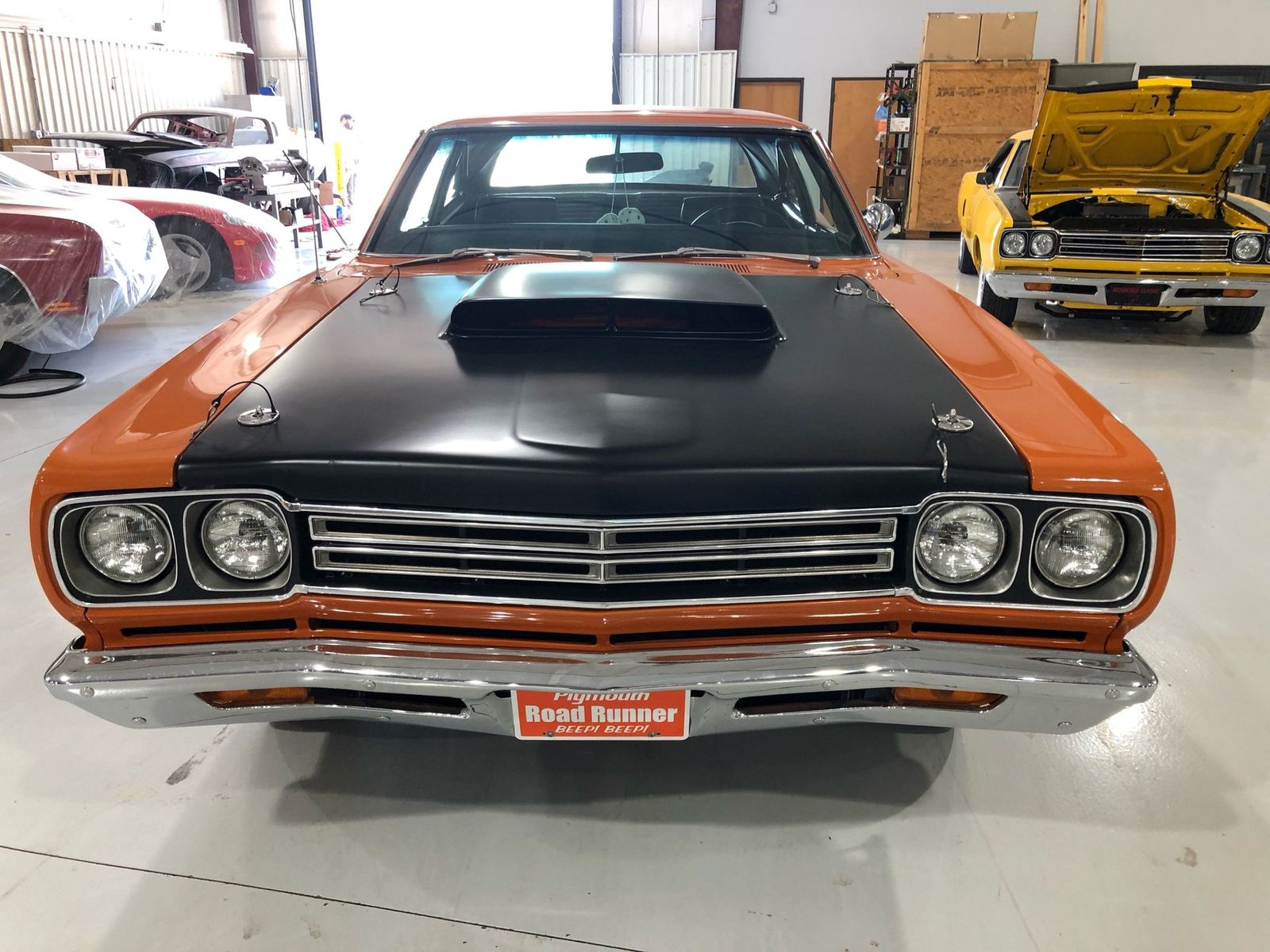 Rare 1969-1/2 Plymouth Road Runner 440 Six-BBL A12
