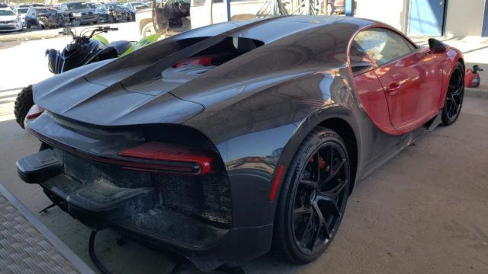 Copart Find: Toasted Bugatti Chiron