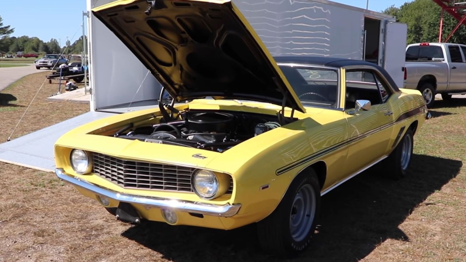 1969 Yenko Camaro Races 1970 Ford Torino Super Cobra Jet